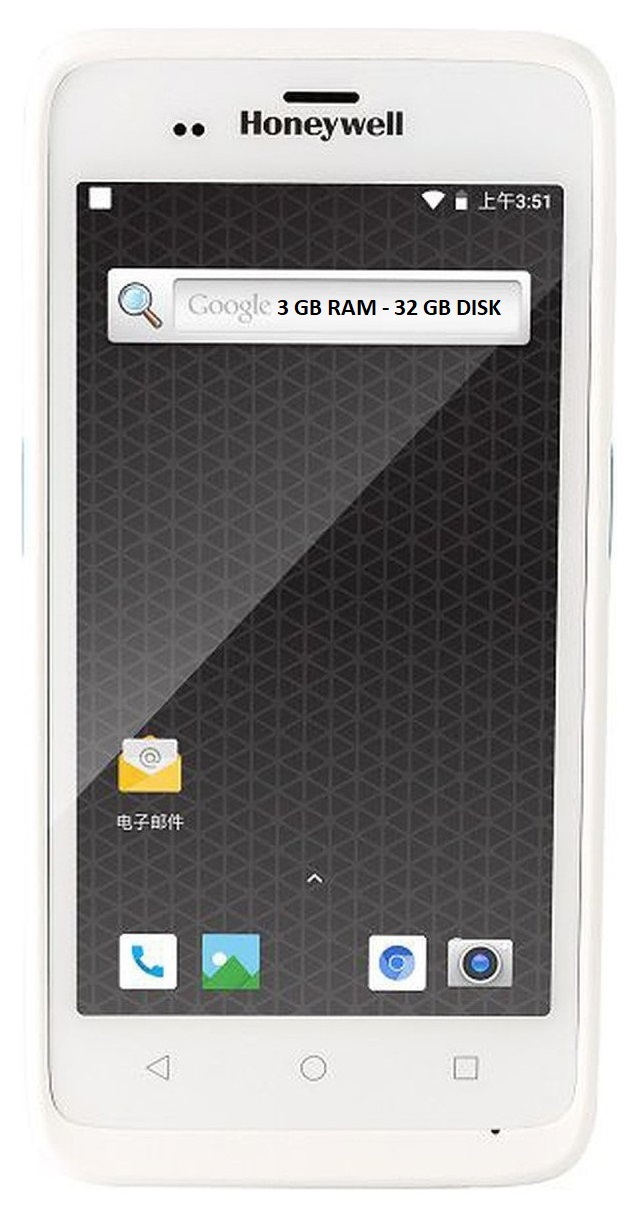HONEYWELL EDA51 3GB / 32GB 5''ANDROİD 2D BEYAZ EL TERMİNALİ OKUYUCULU | barkodpazari.com